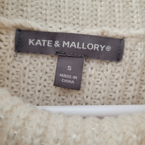 Kate & Mallory | Sweaters | Kate Mallory Womens Sweater In Cream | Poshmark